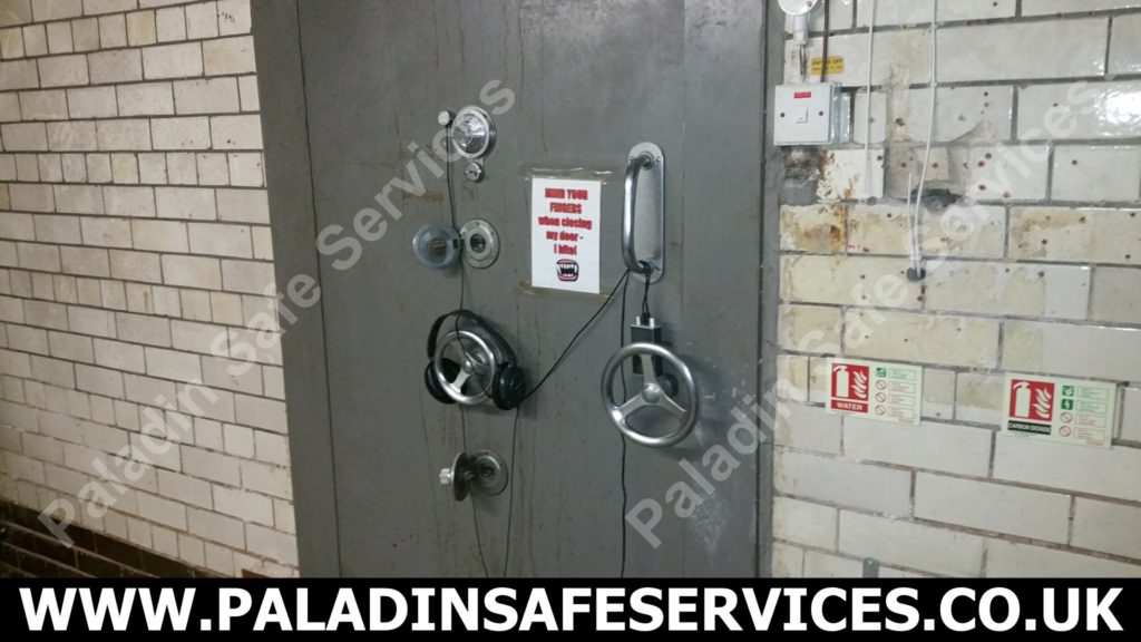 Chubb Bank Vault Door Lost Combination - Paladin Safe Services
