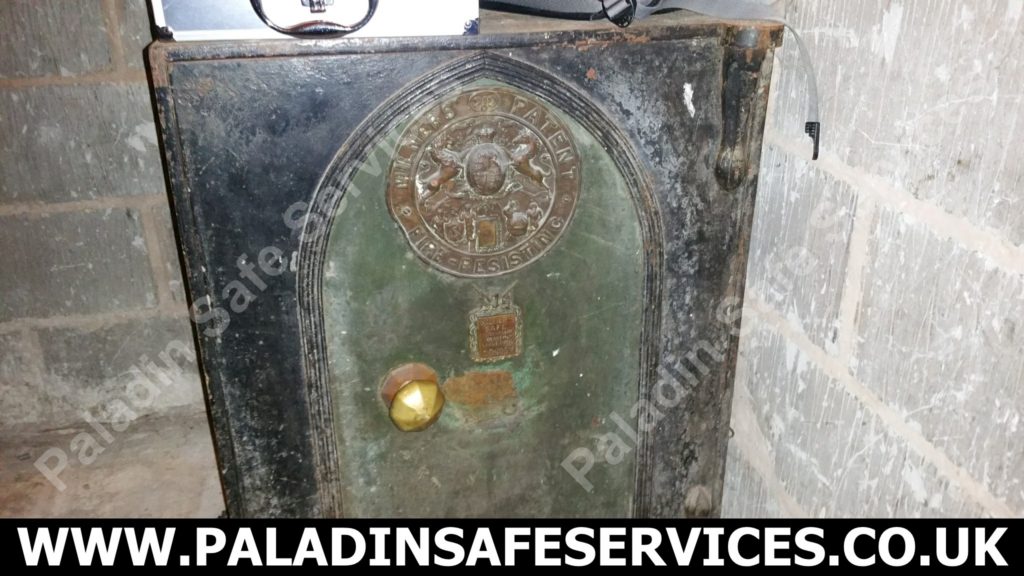 Milners 212 Patent Safe Lost Keys Opening - Paladin Safe Services